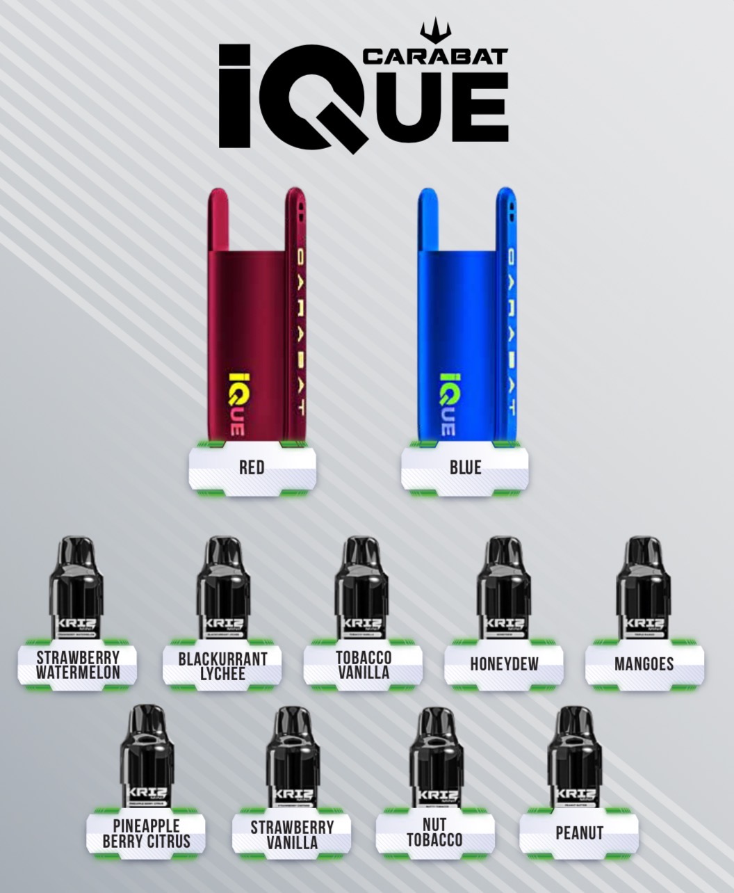 CARABAT IQUE [DEVICE] & KRIZ MINI [CARTRIDGE] - Best Vape Online Store ...